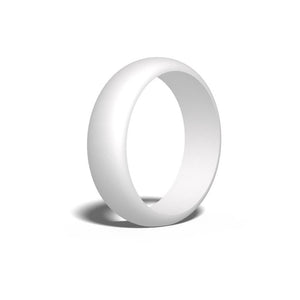 SR1 Arctic White | Der bequeme Ring aus Silikon in Weiß – SOLID RINGS