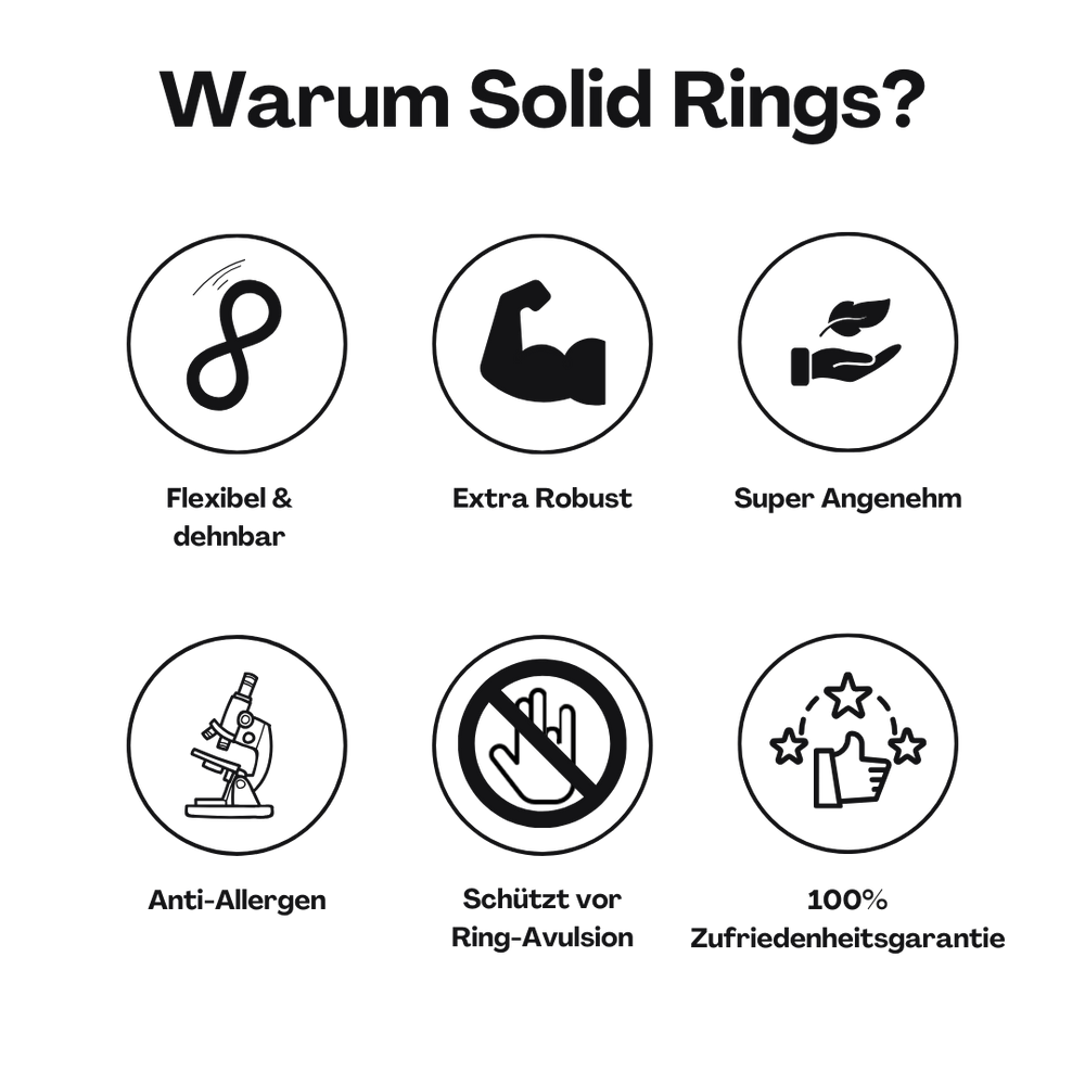 SR2 Braided Deep Black | Der schmale bequeme Ring aus Silikon in schwarz – SOLID RINGS